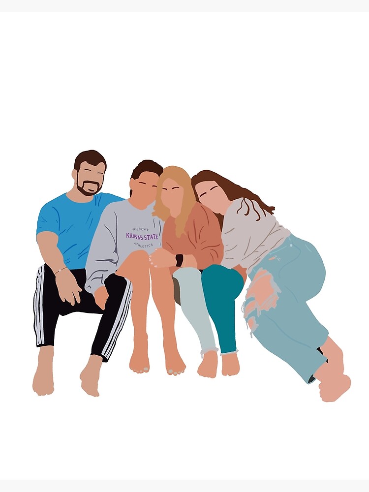 "Kelsey and friends transparent " Art Board Print for Sale by ...