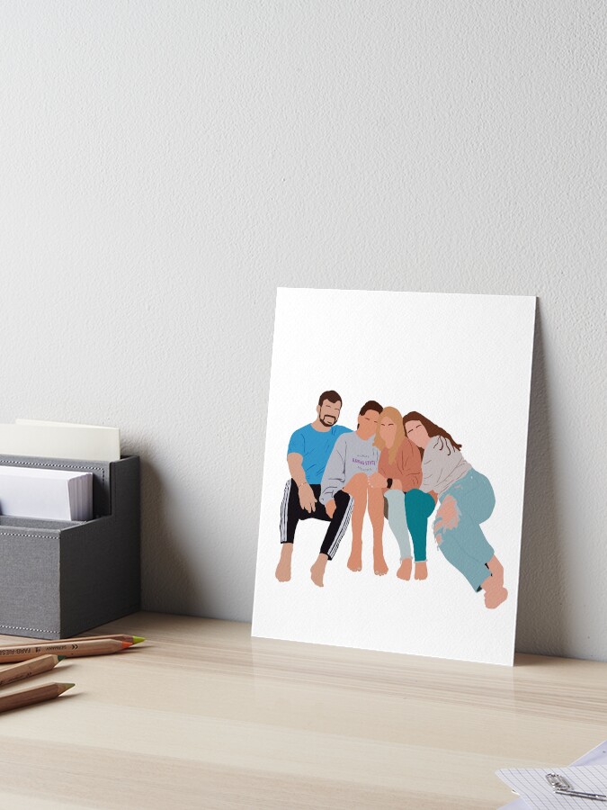 "Kelsey and friends transparent " Art Board Print for Sale by ...