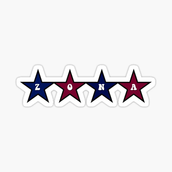 "Zona Stars" Sticker for Sale by lolsammy910 | Redbubble
