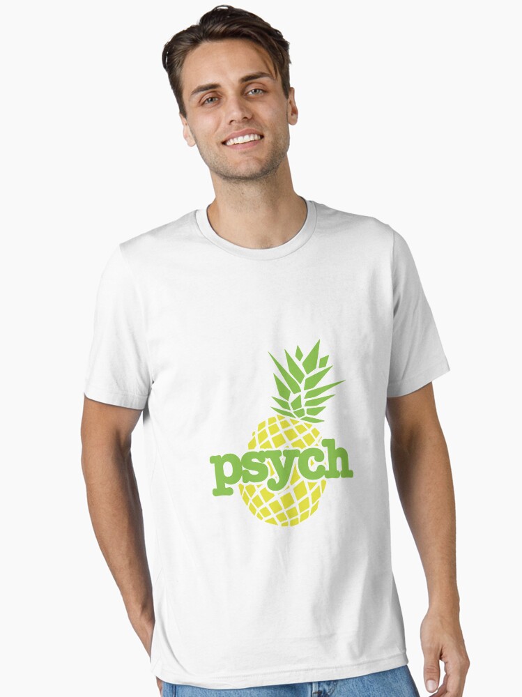 "Psych Pineapple" Essential T-Shirt for Sale by JJFGraphics | Redbubble