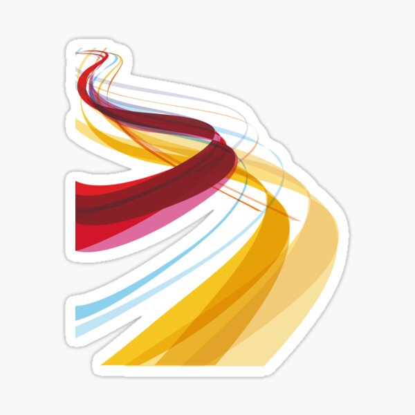 "CURVE" Sticker for Sale by farfalla68 | Redbubble