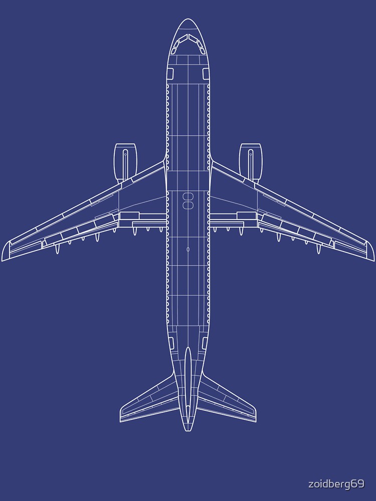 "Airbus A320 Blueprint" T-shirt for Sale by zoidberg69 | Redbubble | a ...