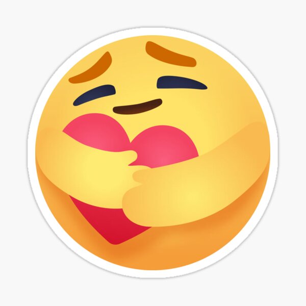 "care emoji" Sticker for Sale by ayyoubdz | Redbubble