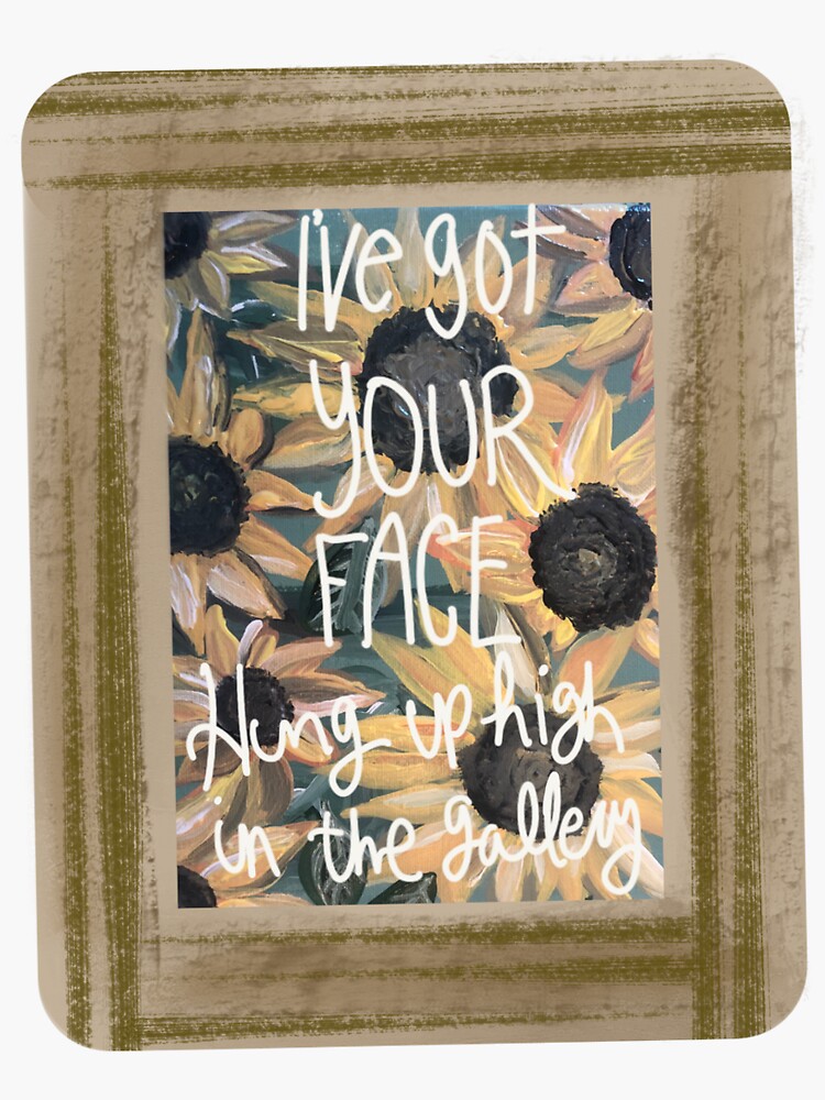 "Sunflower vol. 6 Harry Styles lyric sticker or print " Sticker for ...