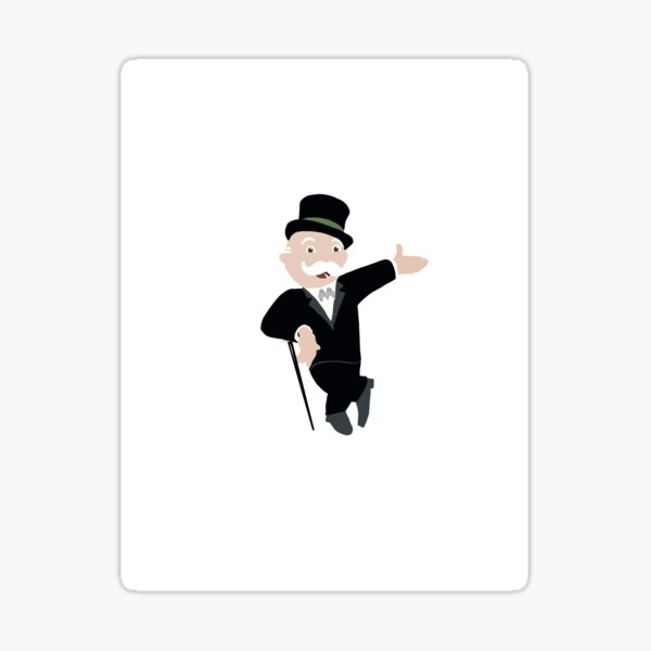 Mr Monopoly Stickers | Redbubble