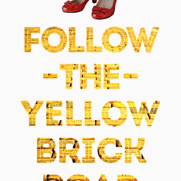 "Follow The Yellow Brick Road" Magnet for Sale by emilymckelvey | Redbubble