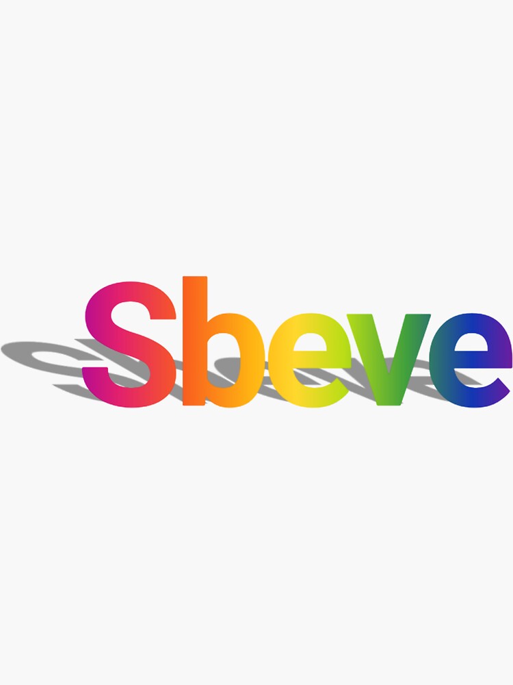 "Sbeve word art meme" Sticker for Sale by TF44 | Redbubble