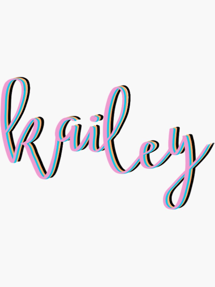 "kailey sticker" Sticker for Sale by fullofstickerss | Redbubble