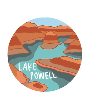 "Lake Powell" Sticker for Sale by brynabby2020 | Redbubble