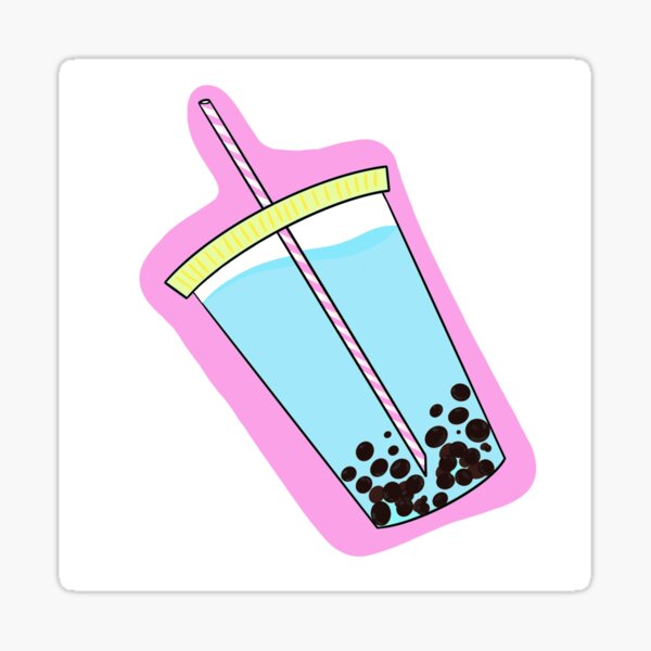 "Blue Boba Tea" Sticker for Sale by th3darkrogu3 | Redbubble