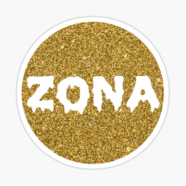 "Zona Glitter" Sticker for Sale by lolsammy910 | Redbubble