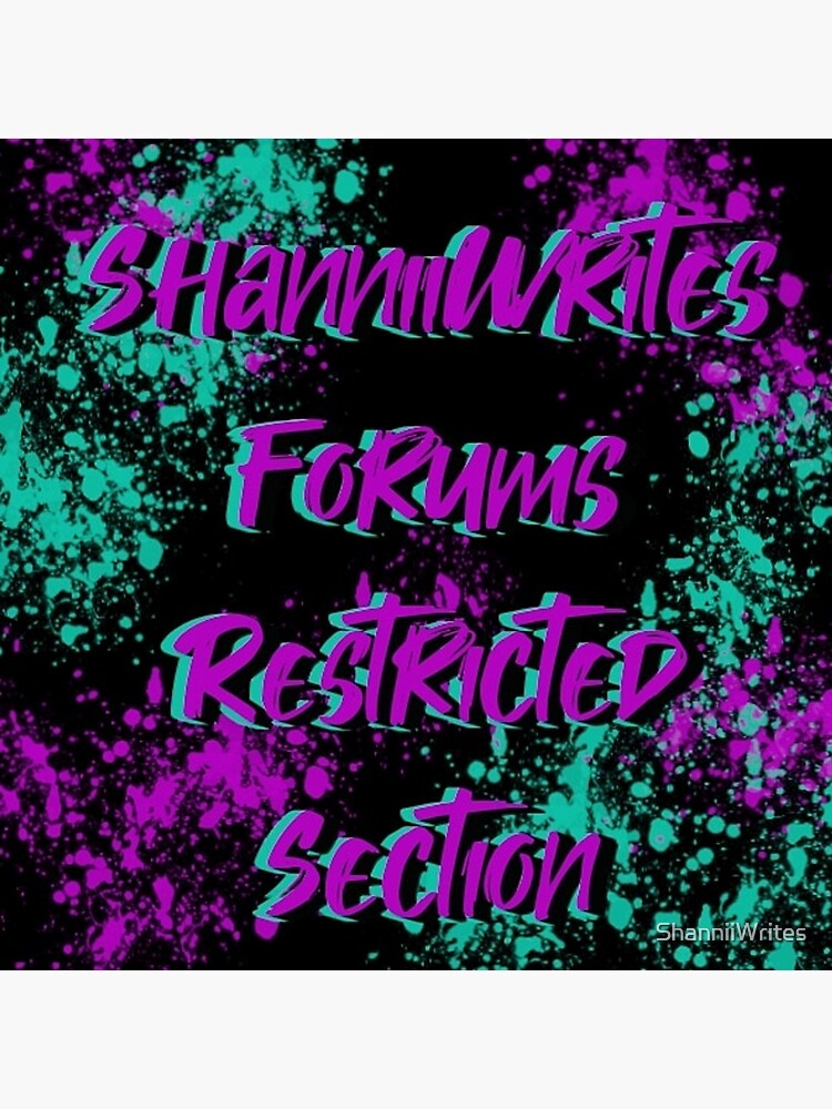 "The Restricted Section" Sticker for Sale by ShanniiWrites | Redbubble