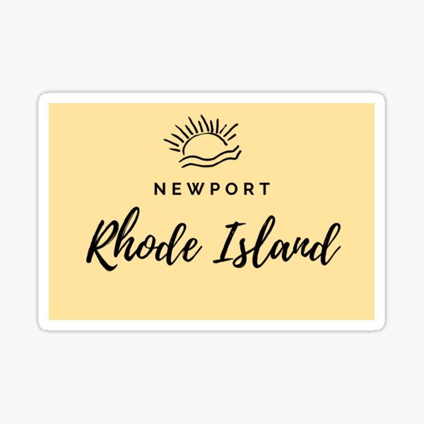 "Newport Rhode Island Sticker" Sticker for Sale by stickersbyfh | Redbubble