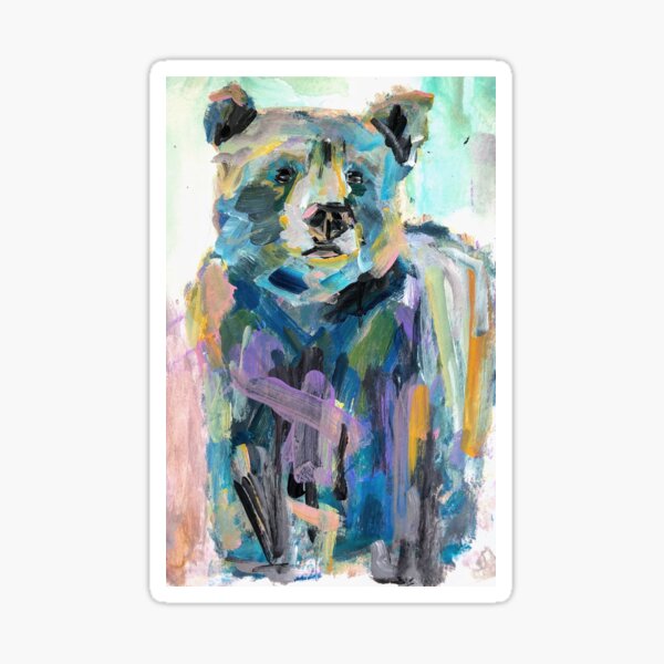 "Sun Bear" Sticker for Sale by REReynoldsArt | Redbubble