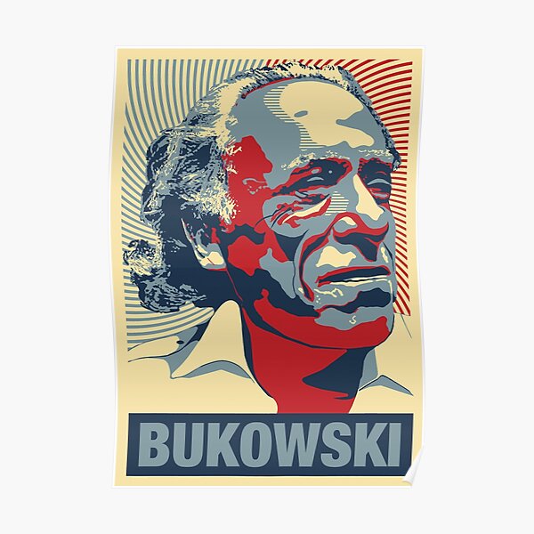 "Charles Bukowski - Urban Art" Poster for Sale by LafcadioHearn | Redbubble