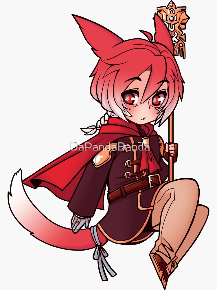 "FFXIV Type-0 Cadet - G'raha" Sticker for Sale by DaPandaBanda | Redbubble