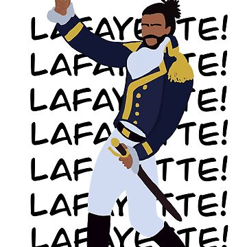"Lafayette (Favorite Fighting Frenchman)" Sticker for Sale by jvcreate ...