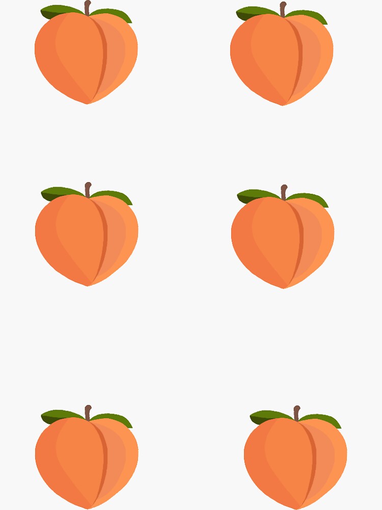 "peach sticker pack" Sticker by mercedescobb | Redbubble
