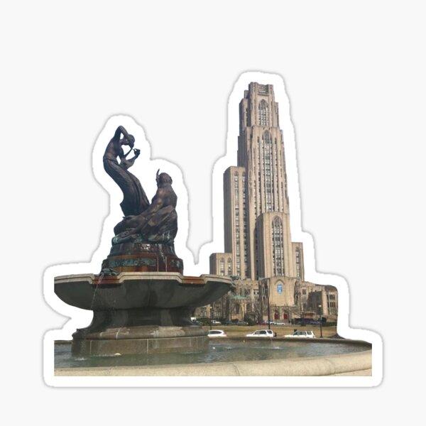 "Cathedral of Learning" Sticker for Sale by nbello13 | Redbubble