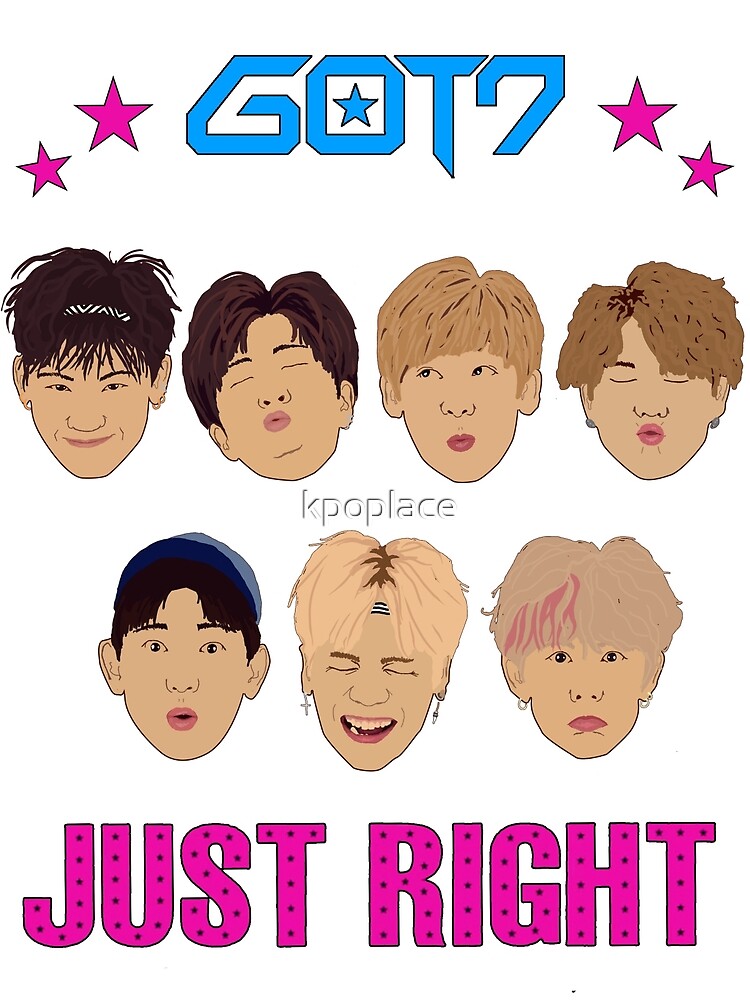 "Got7 Just Right" Art Print for Sale by kpoplace | Redbubble
