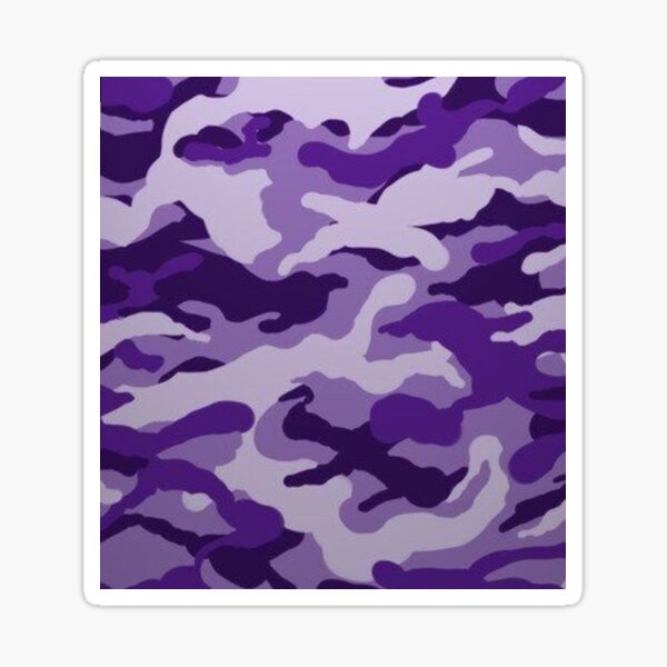"Military Purple Camo" Sticker for Sale by Abdelkarim1 | Redbubble