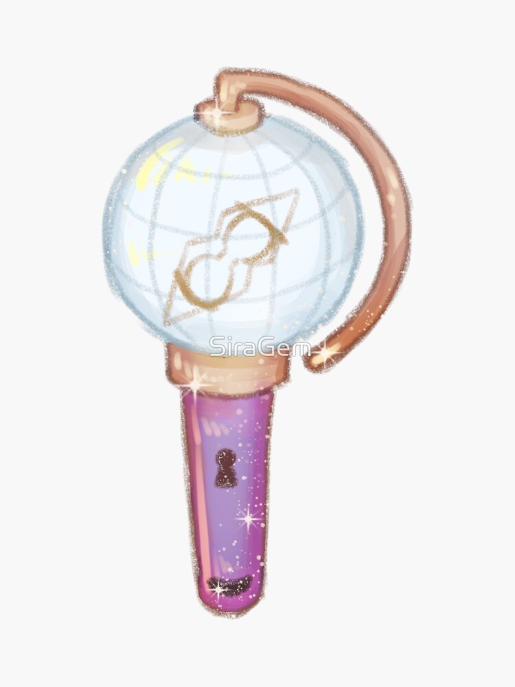 "Aesthetic ATEEZ Lightiny" Sticker by SiraGem | Redbubble