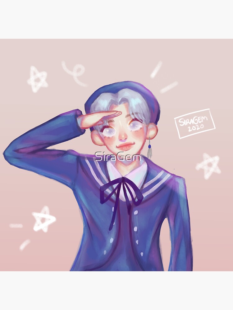 "STRAY KIDS Felix Marine Look" Sticker by SiraGem | Redbubble