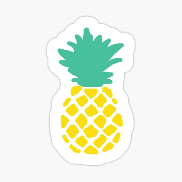 "Pineapple " Sticker for Sale by gscreations21 | Redbubble