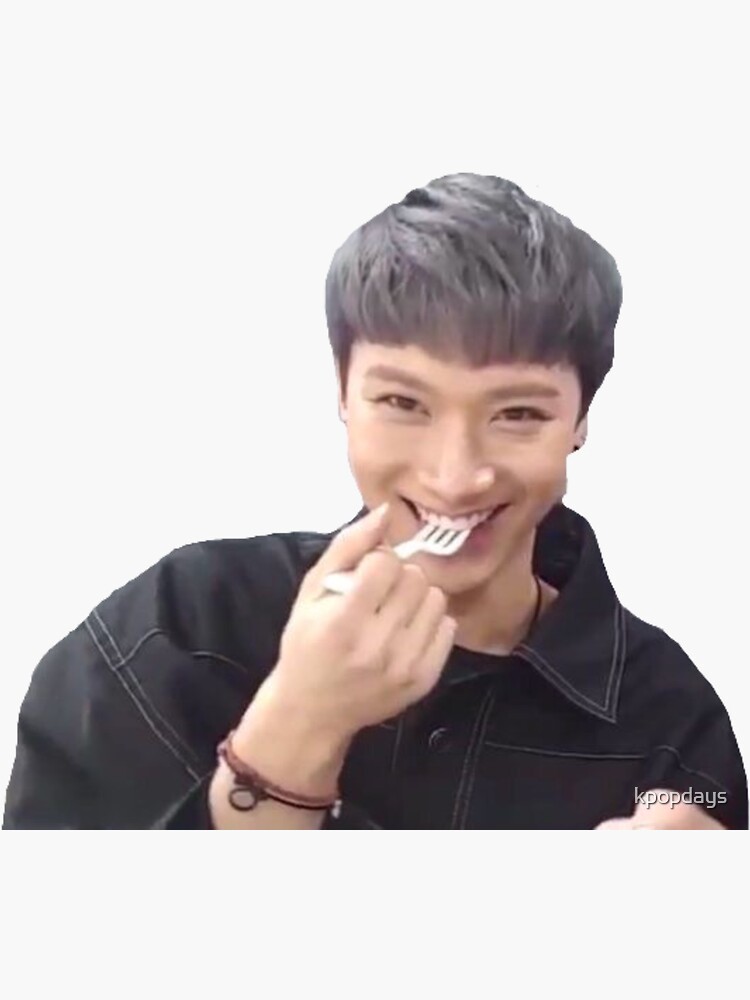 "Nct Ten Food Meme" Sticker for Sale by kpopdays | Redbubble
