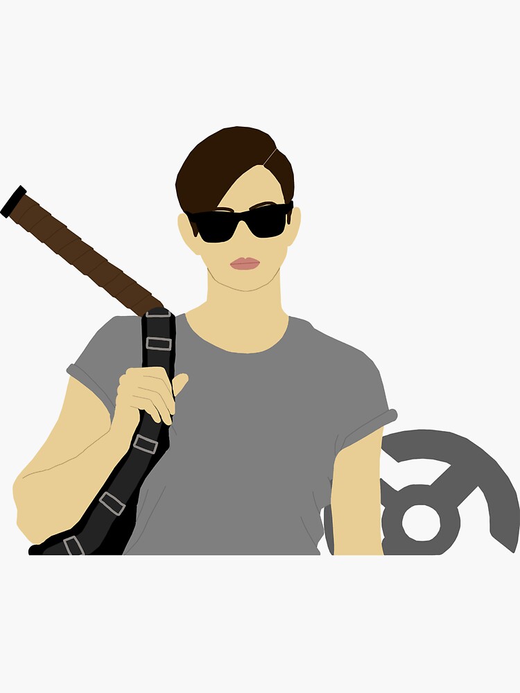 "Andy The Old Guard" Sticker for Sale by cjdesigns7 | Redbubble