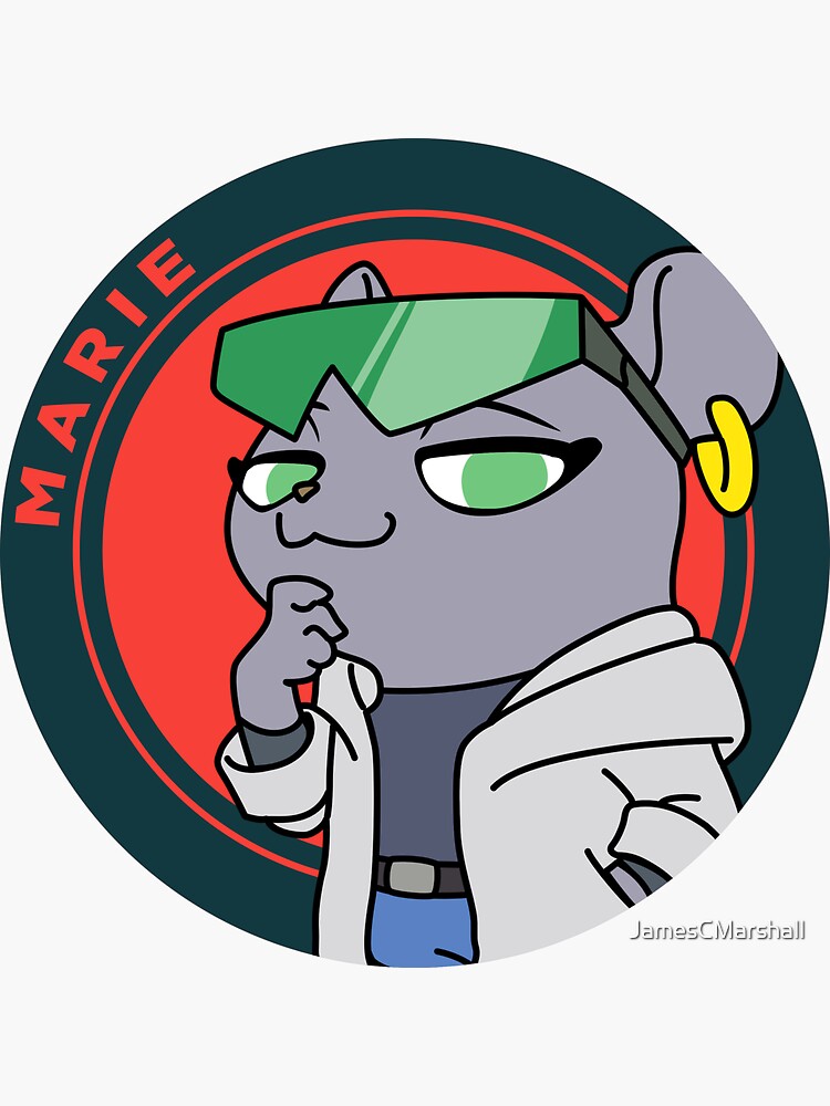 "BNA seal Marie" Sticker by JamesCMarshall | Redbubble