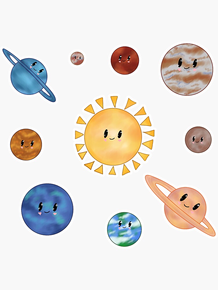 "Planet Sticker Pack! " Sticker for Sale by Naeola | Redbubble