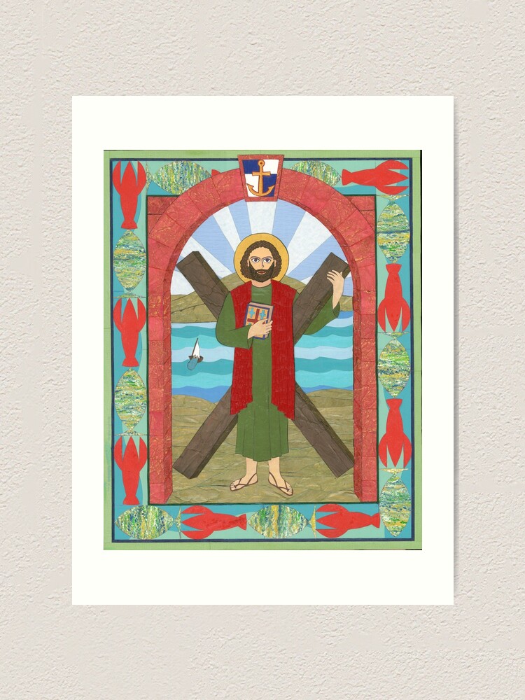 "St. Andrew the Apostle Icon" Art Print by draber | Redbubble