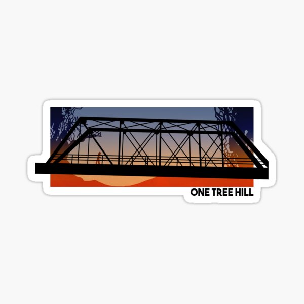 "One Tree Hill" Sticker for Sale by paintedskiez | Redbubble