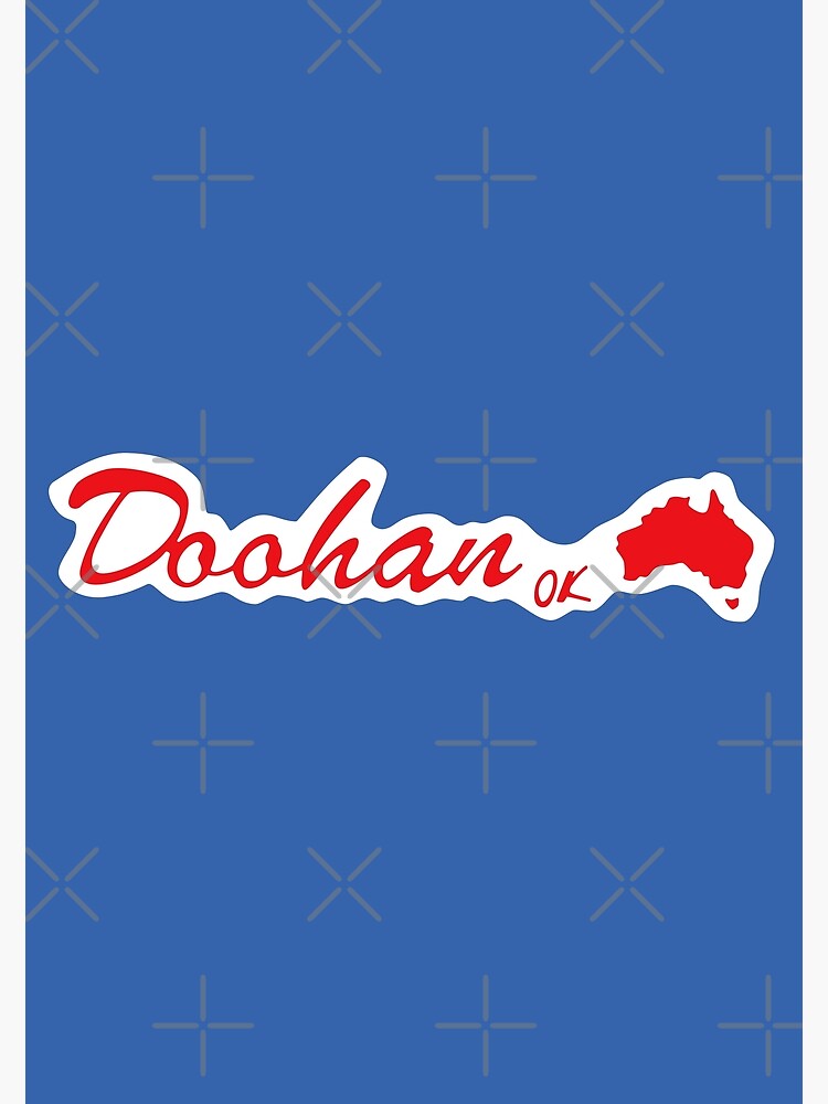 "Traditional Doohan OK Sticker, Decal, Mask, Shirt" Art Print by ...