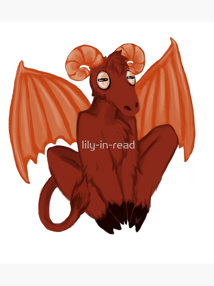 Póster «Jersey Devil Cute Cryptid» de lily-in-read | Redbubble