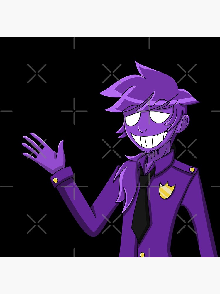 "Purple Guy - William Afton" Throw Pillow by Jeny-Nayeli | Redbubble