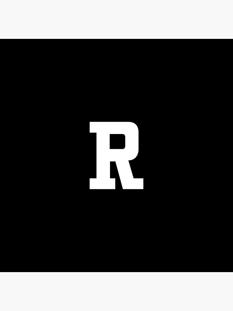 "The Letter R - College Edition" Art Print for Sale by AlphaBae | Redbubble