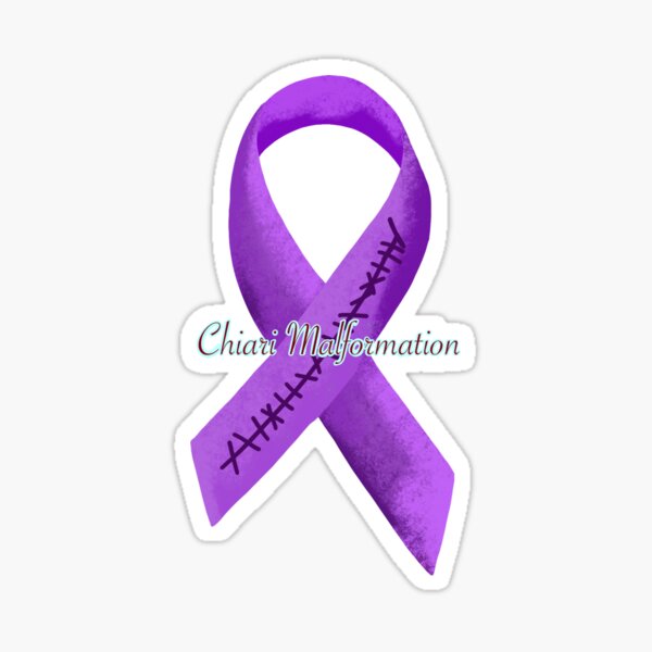 "Chiari Malformation Awareness Ribbon" Sticker for Sale by ...
