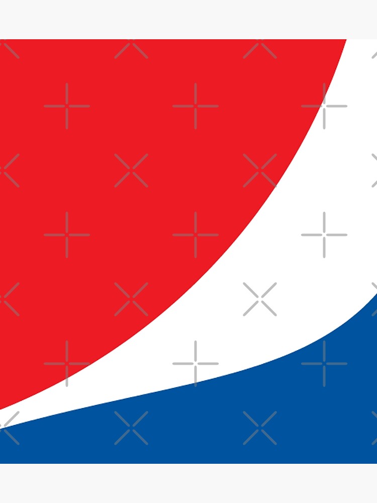 Pepsi Logo Zoomed Premium Matte Vertical Poster