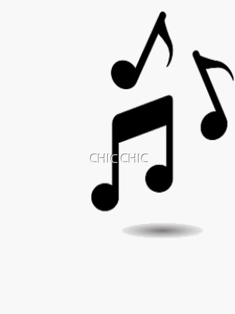 "Floral Music Note Legendary music" Sticker by hicham69am | Redbubble