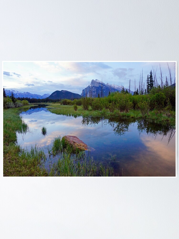 "Dawn over Mt Rundle, Banff NP" Poster for Sale by Harry Oldmeadow ...