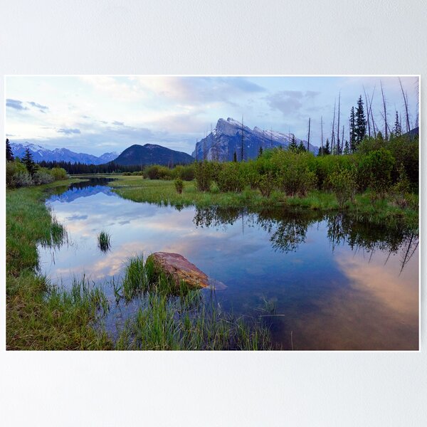 "Dawn over Mt Rundle, Banff NP" Poster for Sale by Harry Oldmeadow ...