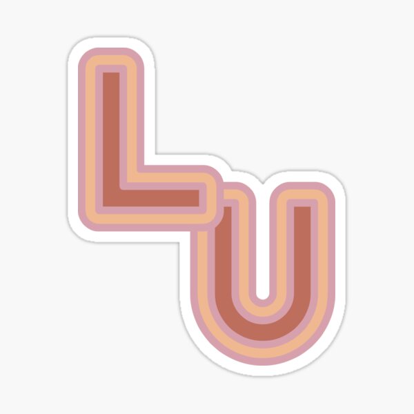 "pink liberty university sticker " Sticker for Sale by bymadelyn ...