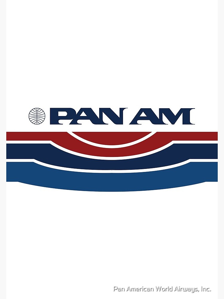"Pan Am Logo with Stripes" Spiral Notebook for Sale by panamofficial ...