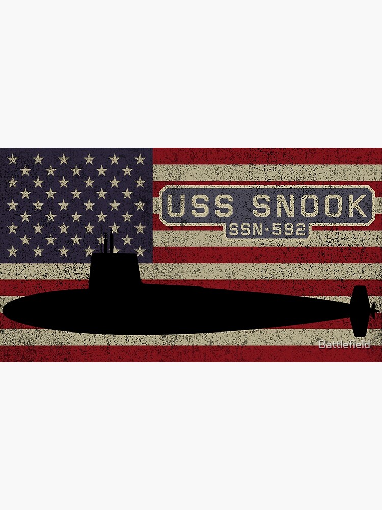Lámina fotográfica «USS Snook SSN-592 Nuclear Attack Submarine Vintage ...