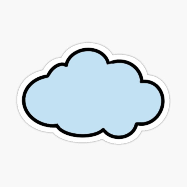 "Baby blue cloud" Sticker for Sale by karis1 | Redbubble