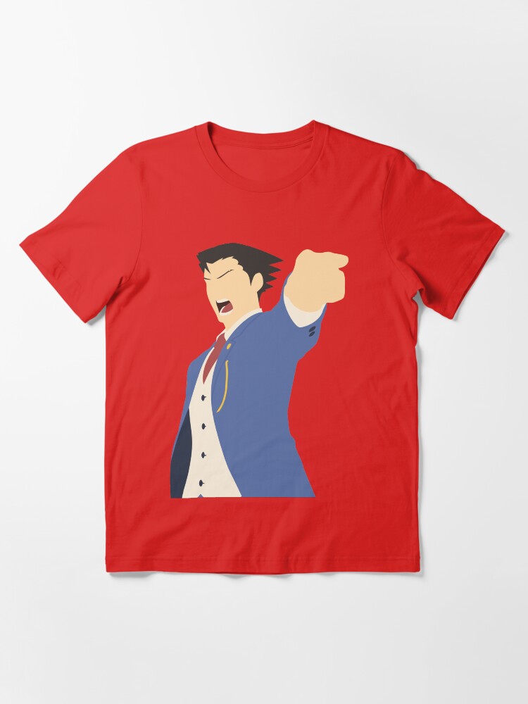 "Ace Attorney - Pheonix Wright" T-shirt for Sale by mrdemo | Redbubble ...