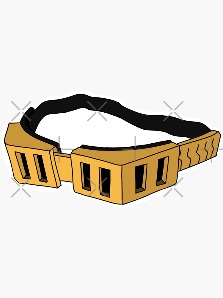  Shota Aizawa s Goggles Sticker For Sale By Artsy Aquarius Redbubble
