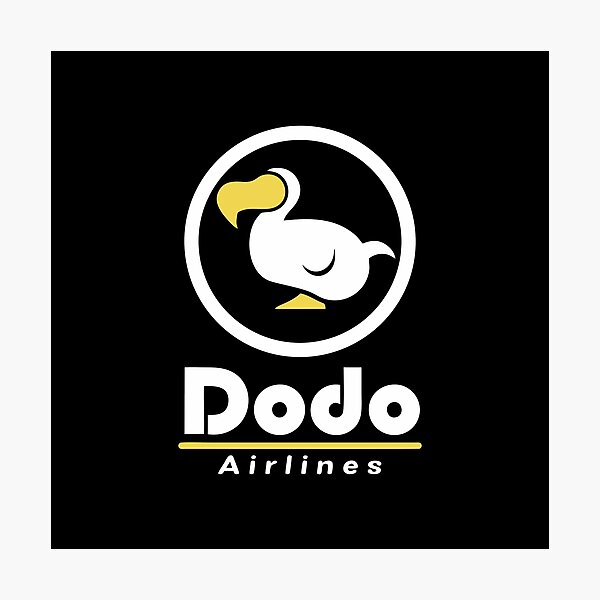 Dodo Airlines Wall Art | Redbubble